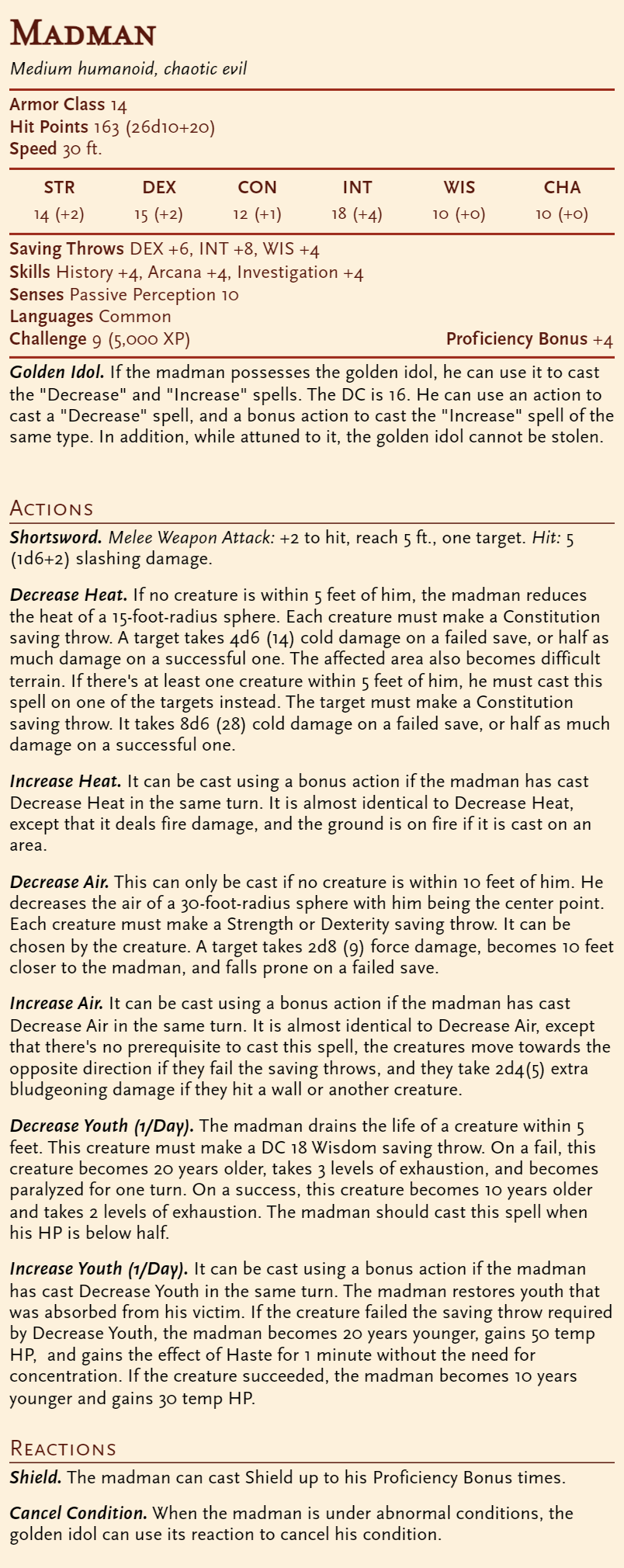 The Golden Idol | phaqueue